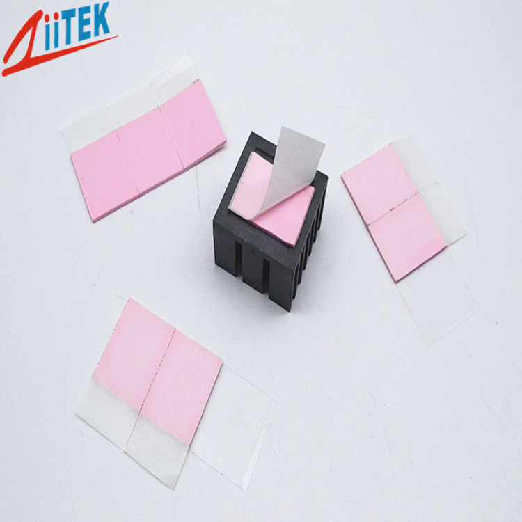 pink 3.0W/mK CPU Heatsink Cutting Thermal Conductive Foam Ultrasoft ...