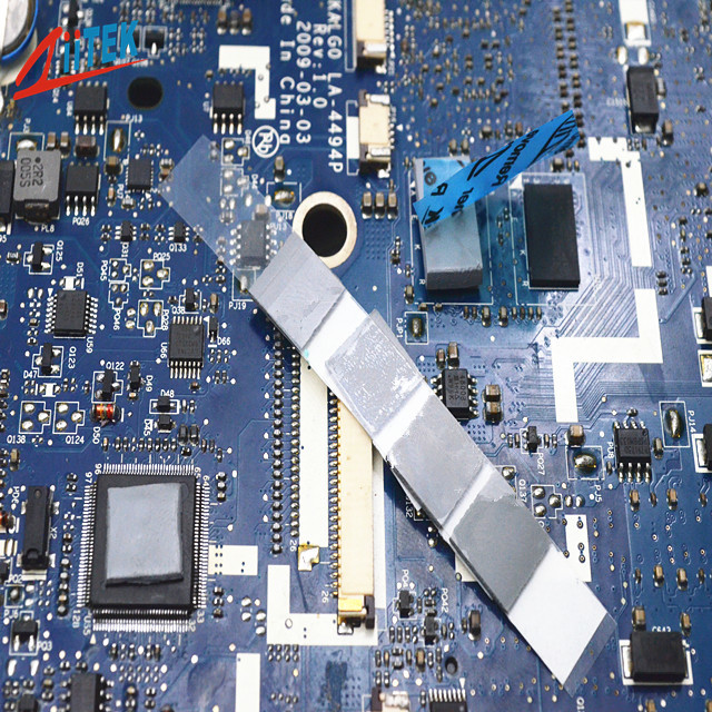 Gray Color 1.5Mm Silicone Conductive Cooling Interface Material Soft ...