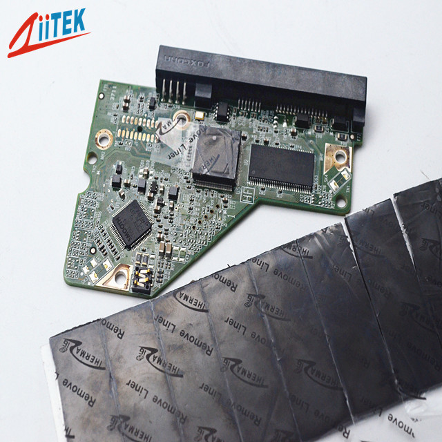 Black Thermal Conductive Gap Filler Pad Ultra Soft Thermal Conductive ...