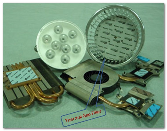 Heat Conductivity Materials Pad Low Thermal Resistance , Insulating ...