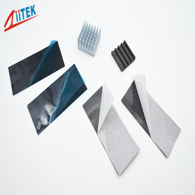 Black High Performance Ultra Thin 1700W Thermal Graphite Sheet For LED ...